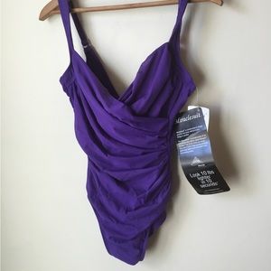 Miraclesuit | Swim | Miraclesuit Sanibel Purple One Piece Swimsuit ...